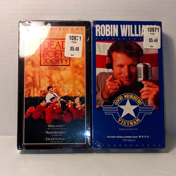 Other | Robin Williams Vhs Movies Nwt | Poshmark
